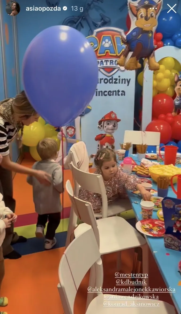 Joanna Opozda wyprawiła Vincentowi BAJKOWE urodziny! Przy okazji WBIŁA SZPILĘ Antkowi ...