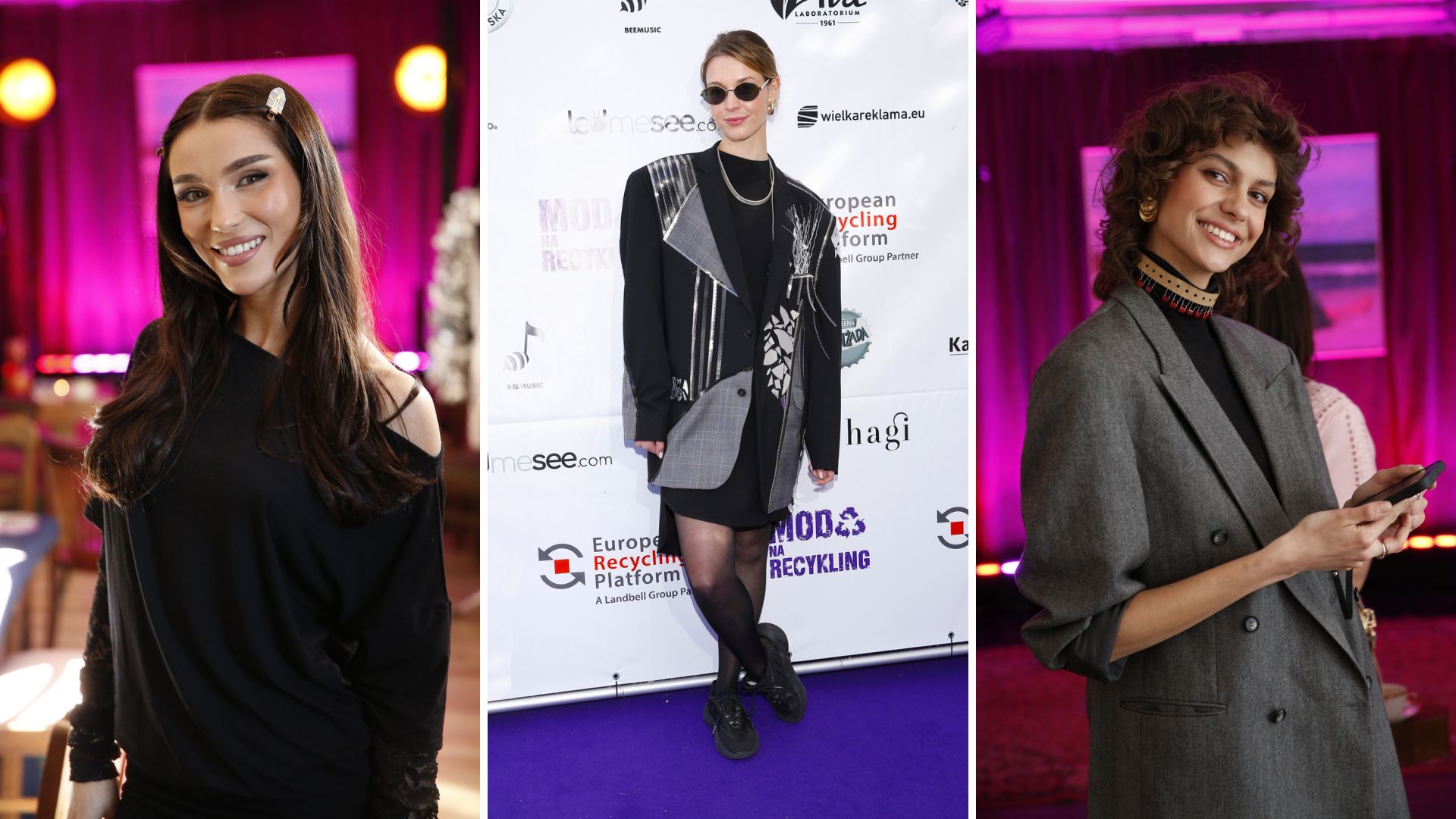 Celebryci na evencie "Moda na recykling". Julia Kamińska dała czadu na scenie, Natsu w futerku ...