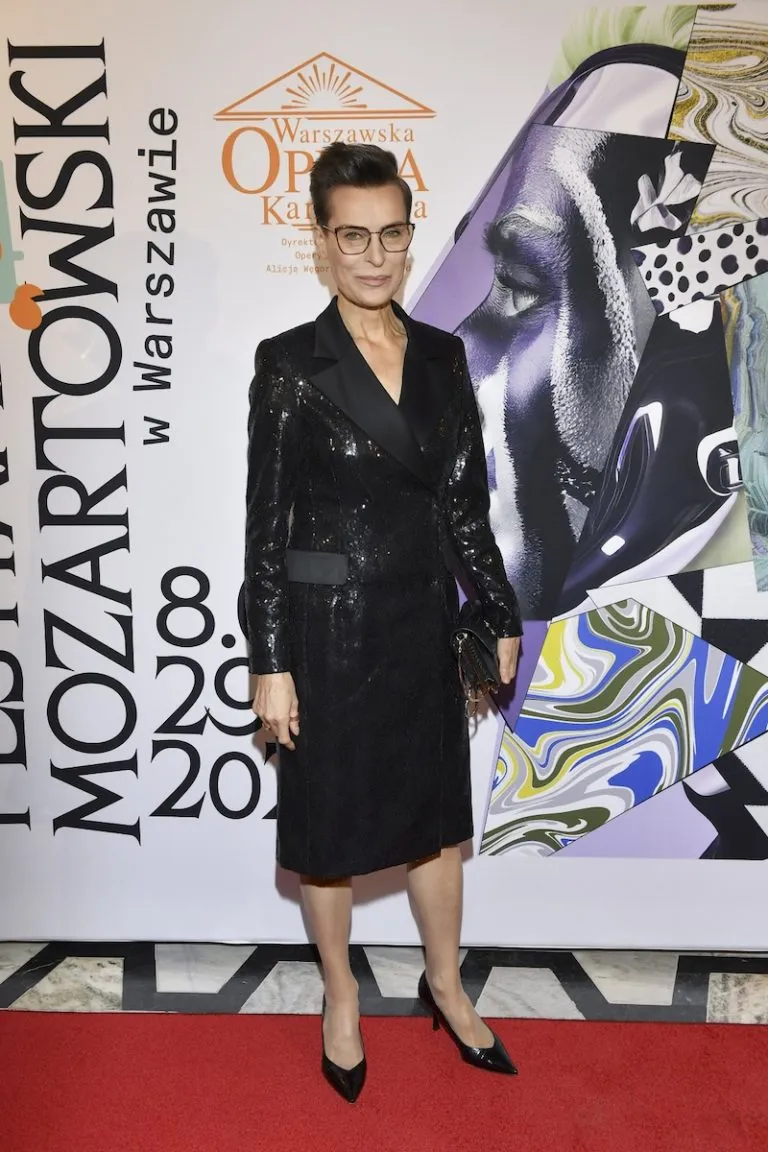 34. Festiwal Mozartowski w Warszawie. Elegancka Danuta Stenka, Warnke w ...