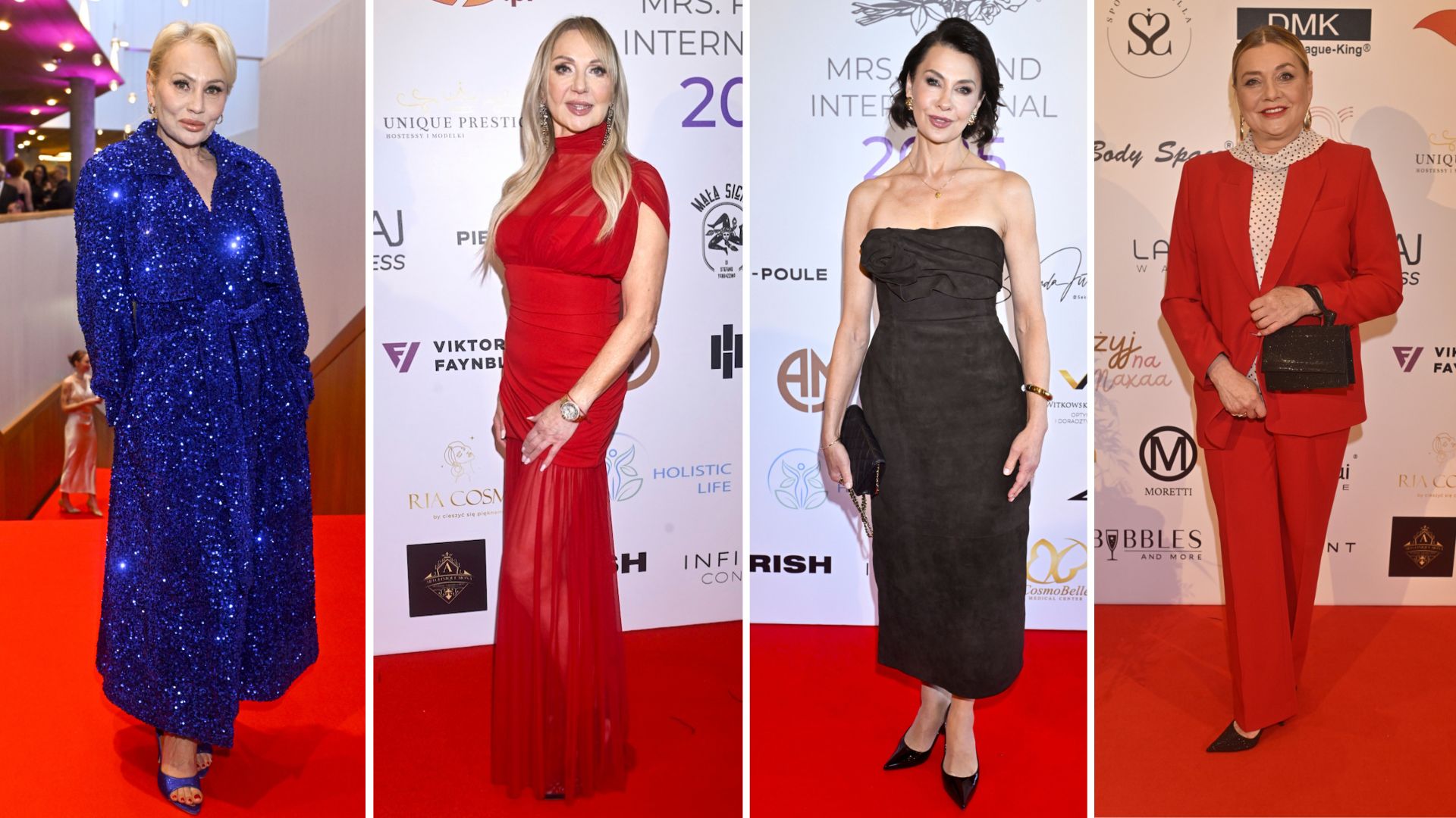 Plejada gwiazd na gali Mrs. Poland International! W czerwieni Ostrowska ...