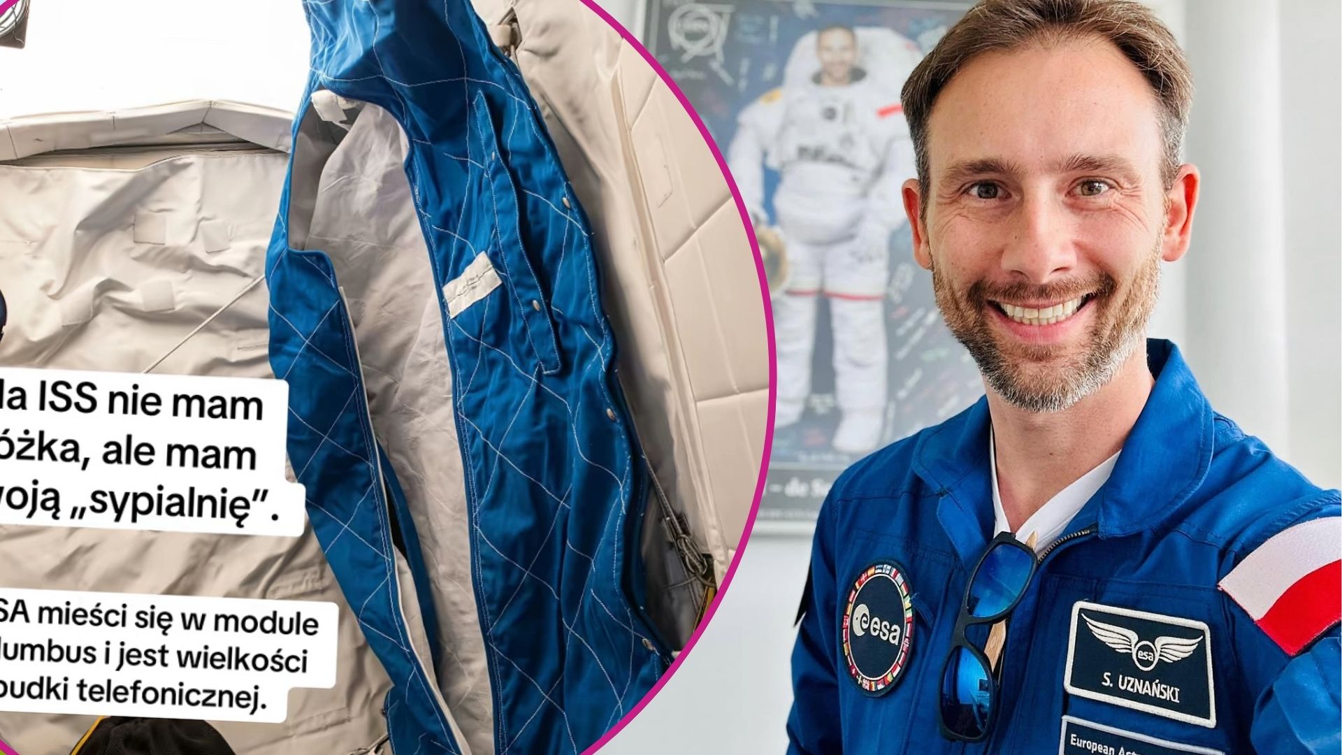 Sławosz Uznański-Wiśniewski pokazał swoją „sypialnię” na orbicie. „To ...