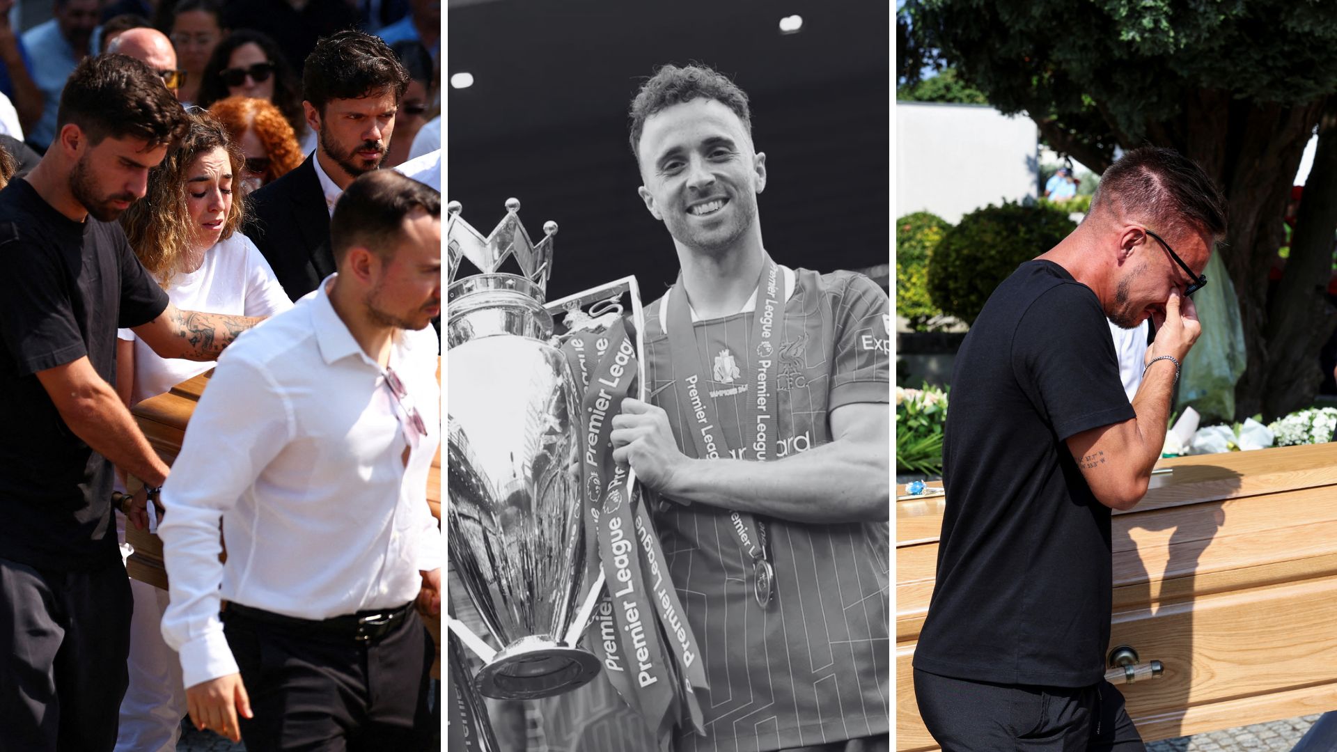 Pogrzeb Diogo Joty i brata André Silvy. Żałobnicy w rozpaczy ...