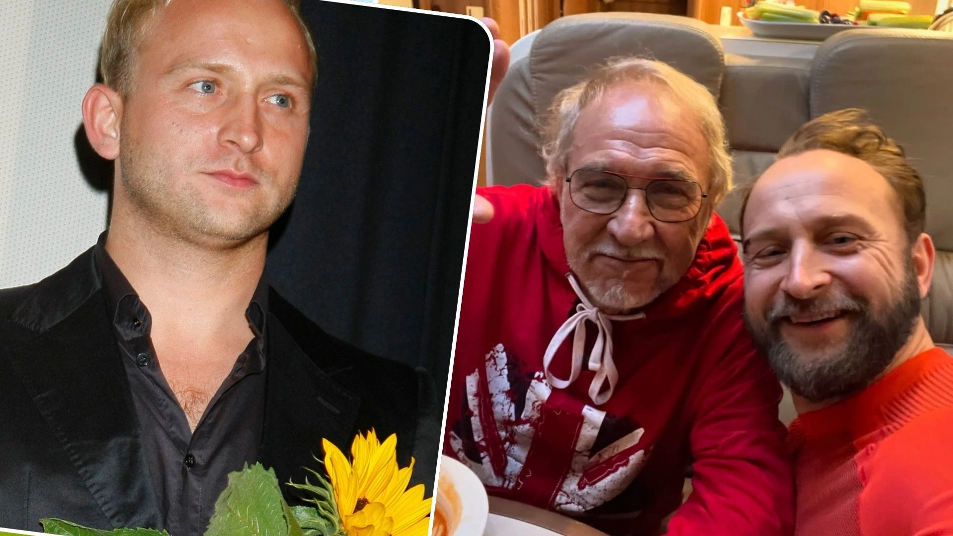 Borys Szyc mówił "tatuś" do kolegów z branży. Jego relacja z ojcem była ...