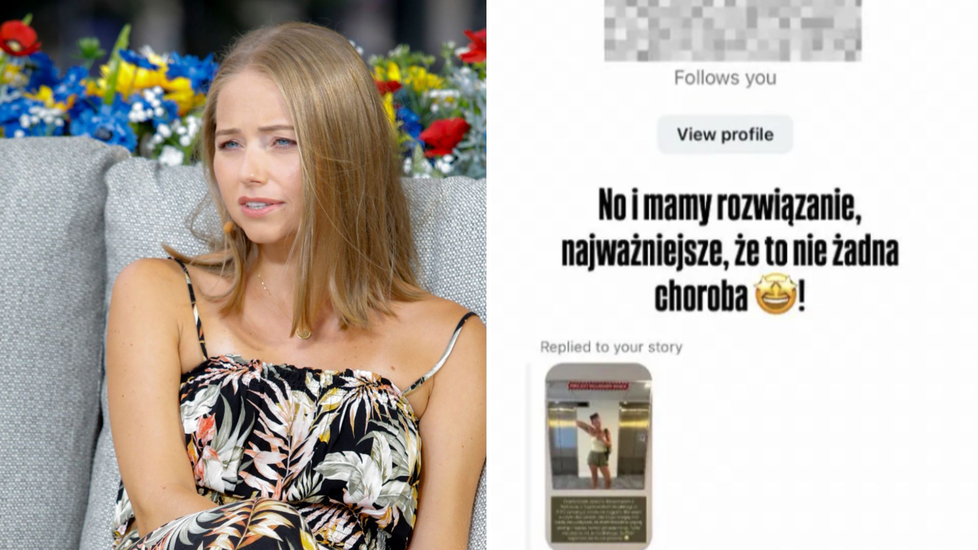 Agata Rubik wyśmiana przez internautę. Poszło o brak pracy!