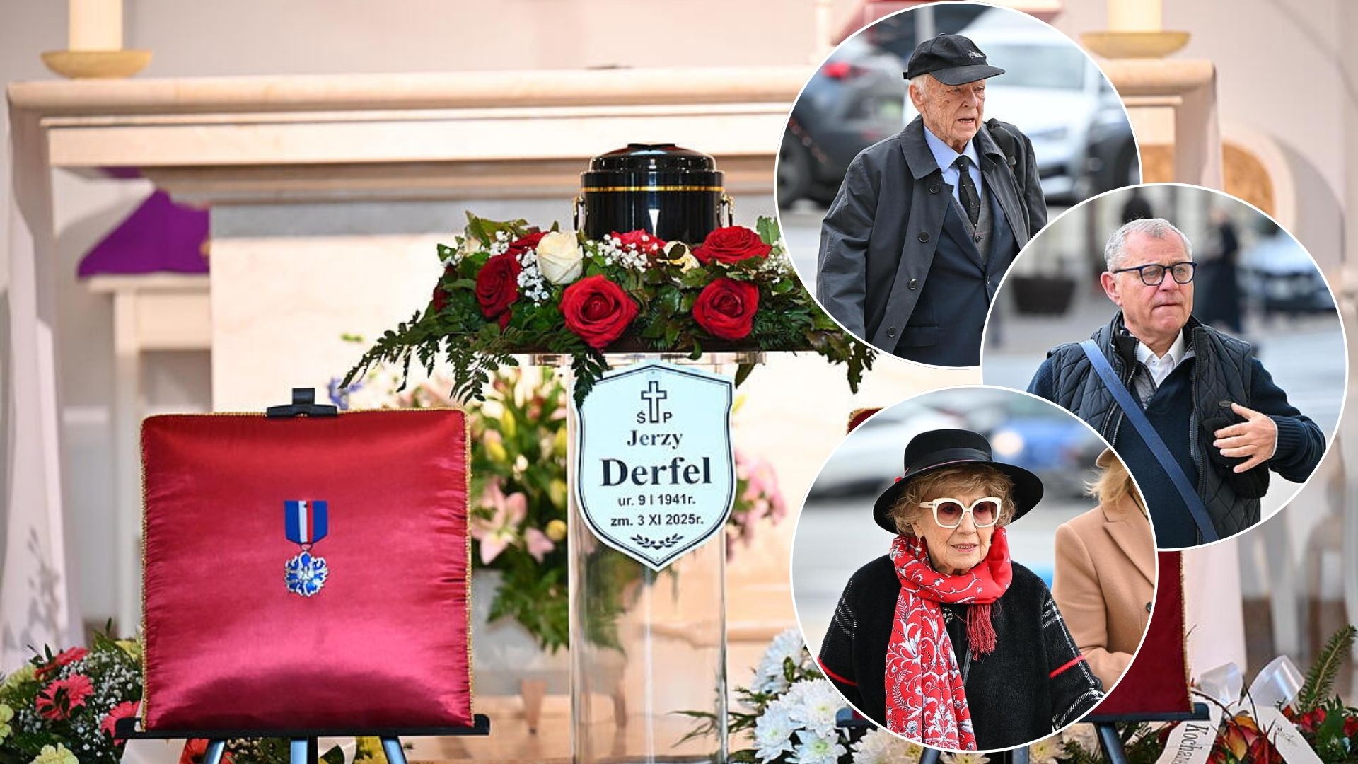 Pogrzeb Jerzego Derfla. Kto się pojawił? Zdjęcia