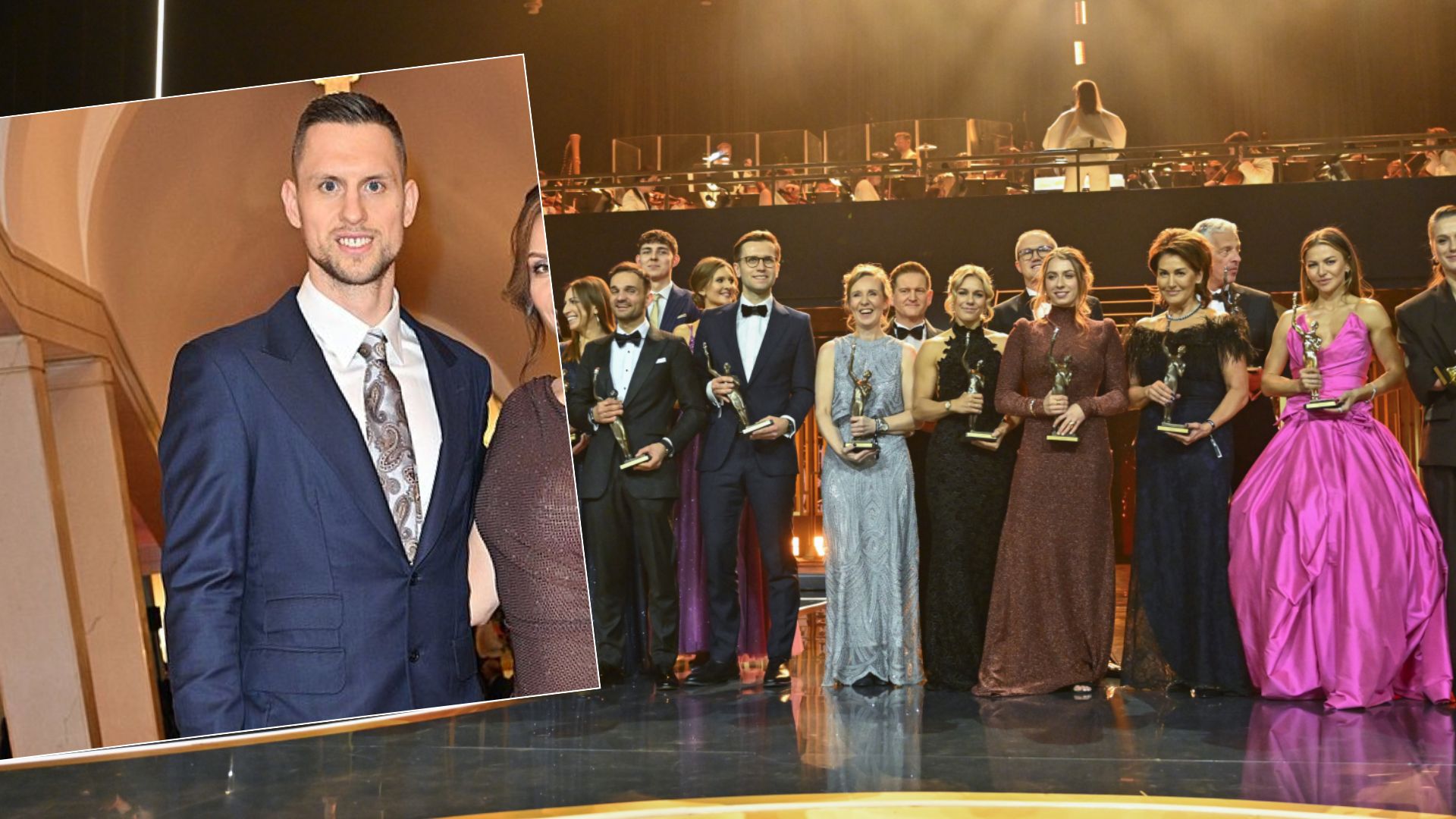 Przyszedł z żoną na Galę Mistrzów Sportu. Nikt nie wiedział, że jest z ...