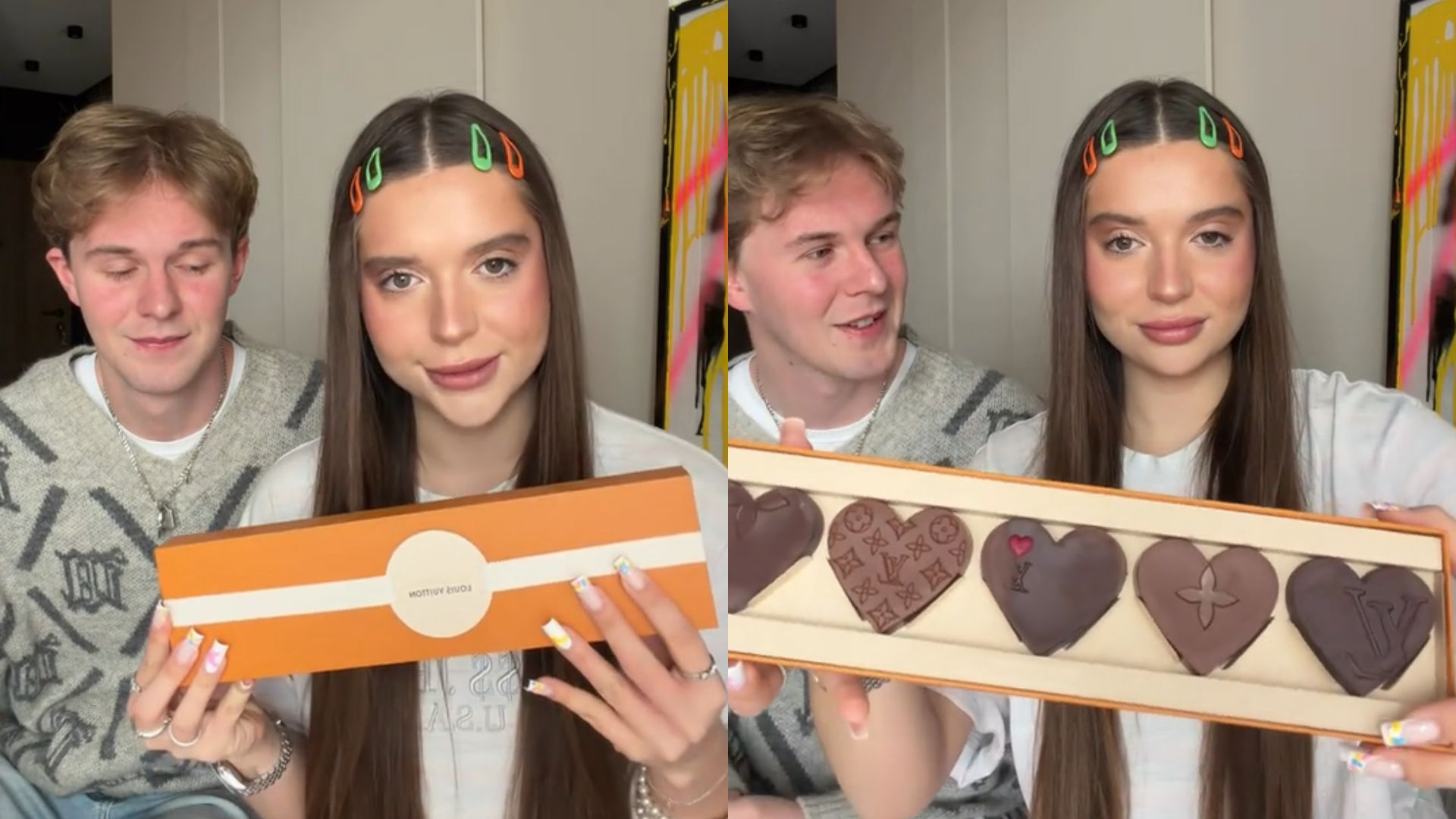 Nicol Pniewska testuje czekoladki Louis Vuitton za 50 Euro. Allan Krupa ...